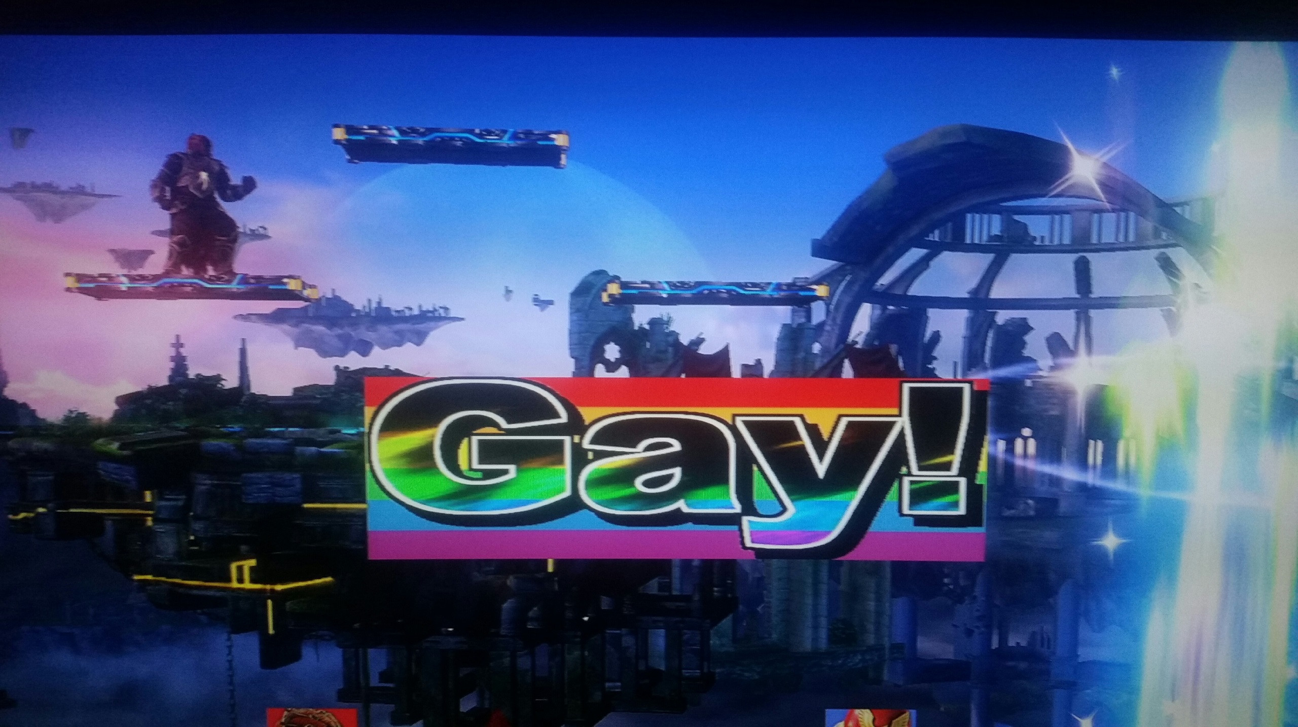 GAY Logos + Voicelines [Super Smash Bros. (Wii U)] [Mods]
