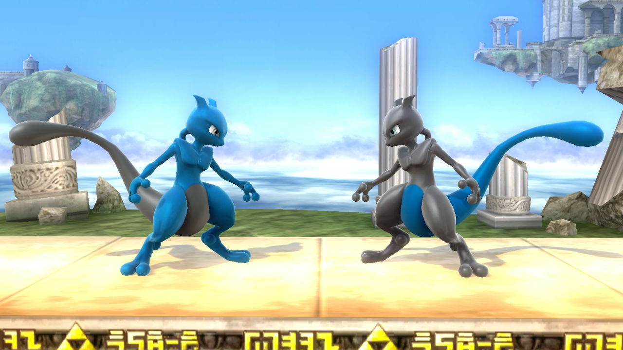 Custom Black & Blue Mewtwo [Super Smash Bros. (Wii U)] [Mods]