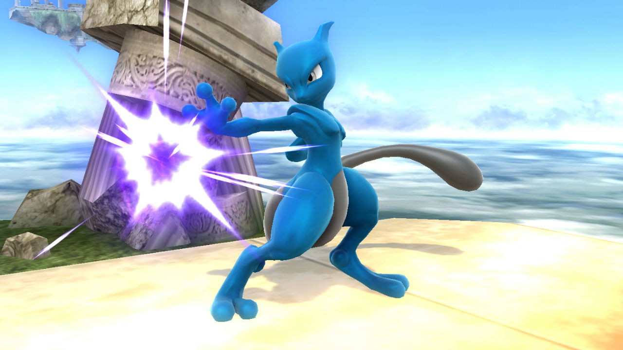 Custom Black & Blue Mewtwo [Super Smash Bros. (Wii U)] [Mods]