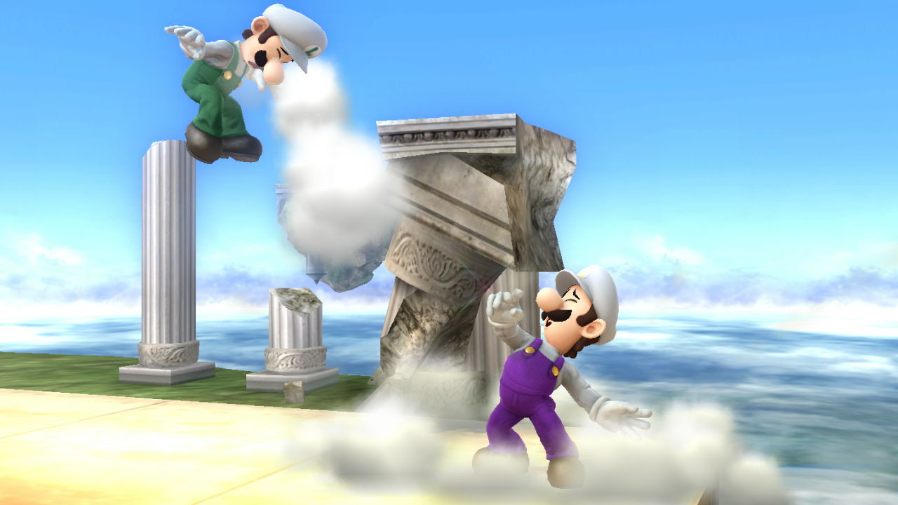 Fire Waluigi Luigi Mod for Super Smash Bros. (Wii U) | SSB4U Mods