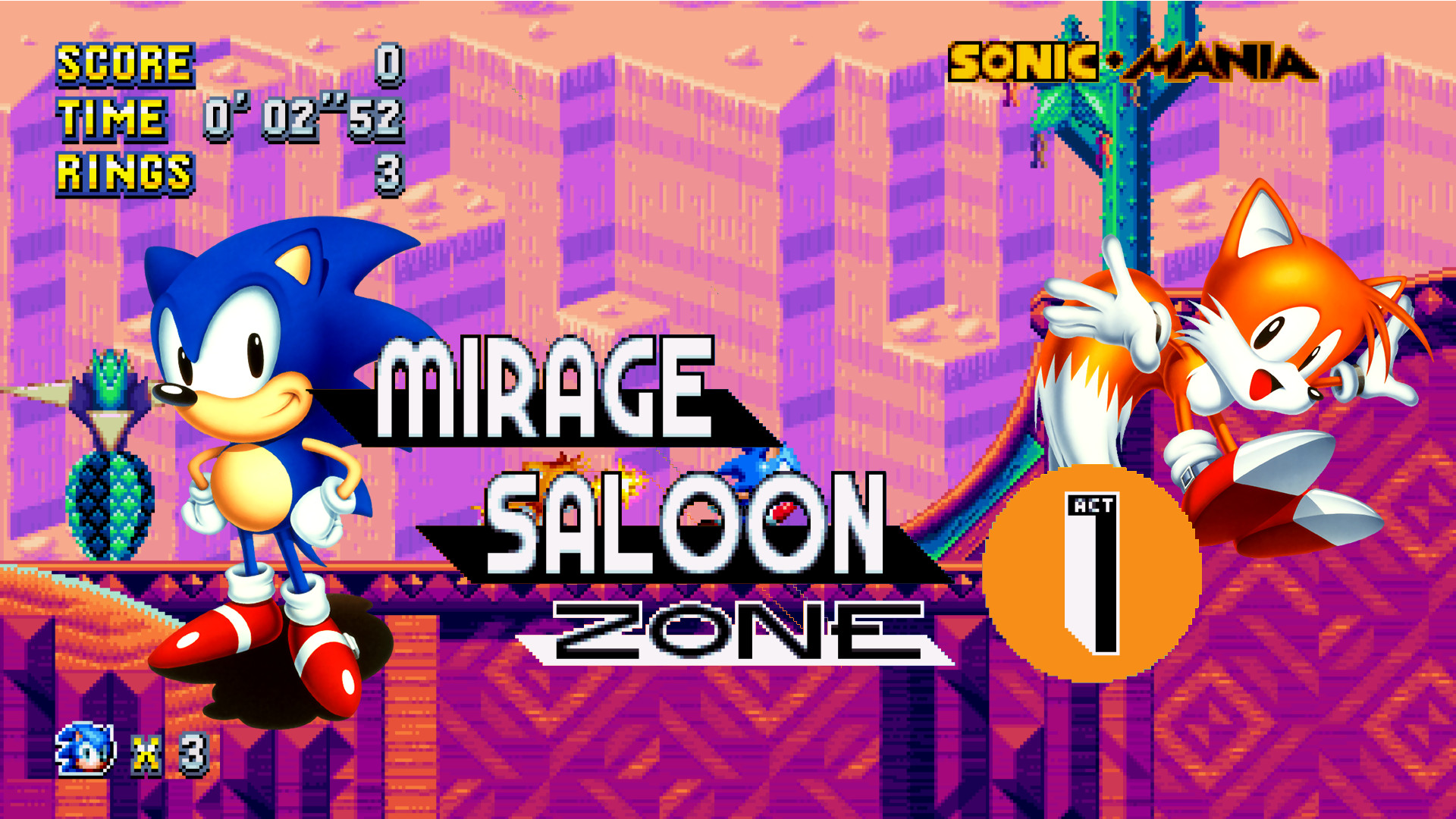 Mirage Saloon Act 1 (Sonic) Mod for Sonic Mania | SM Mods
