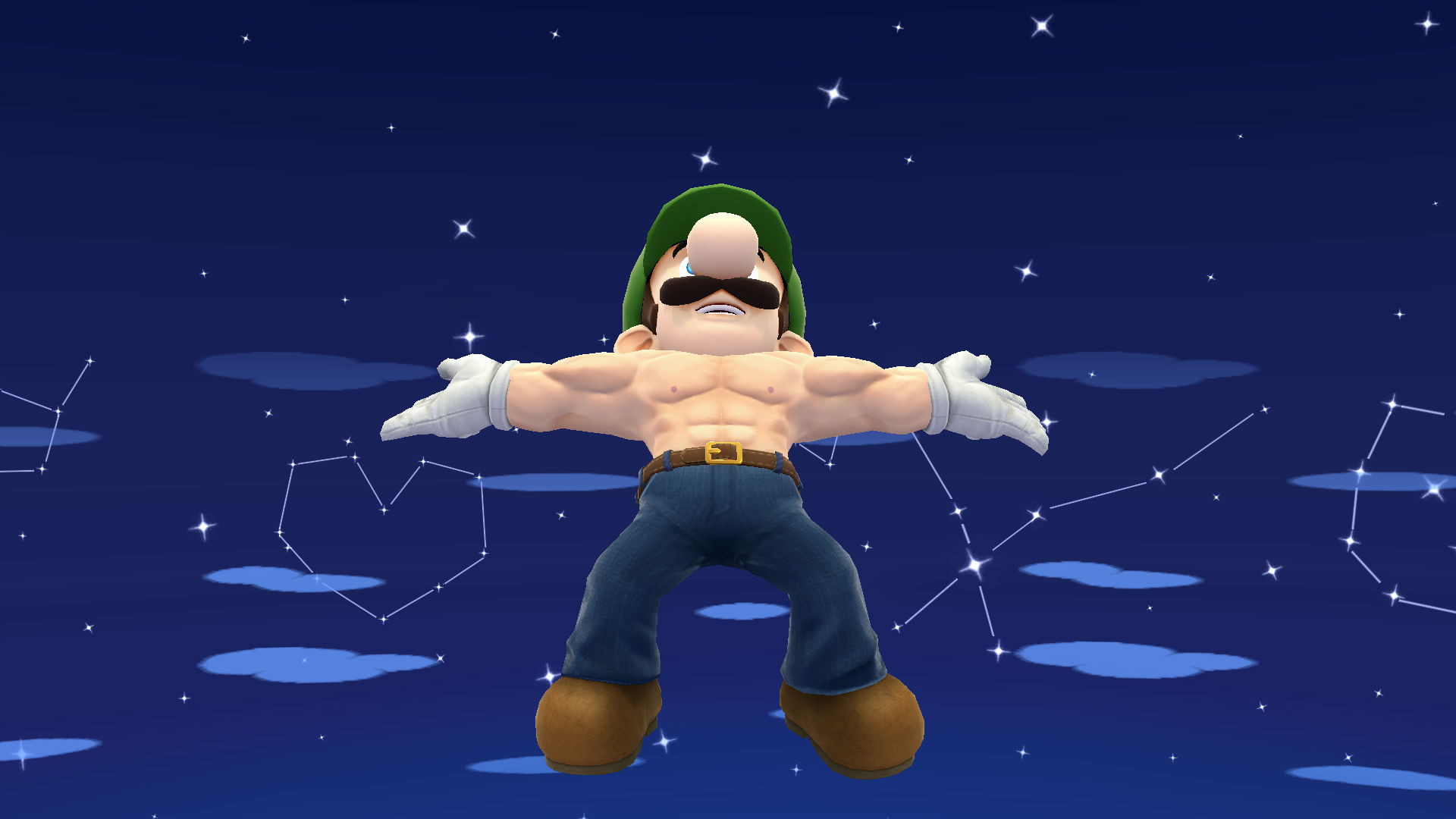 Swole Luigi Mod for Super Smash Bros. (Wii U) | SSB4U Mods