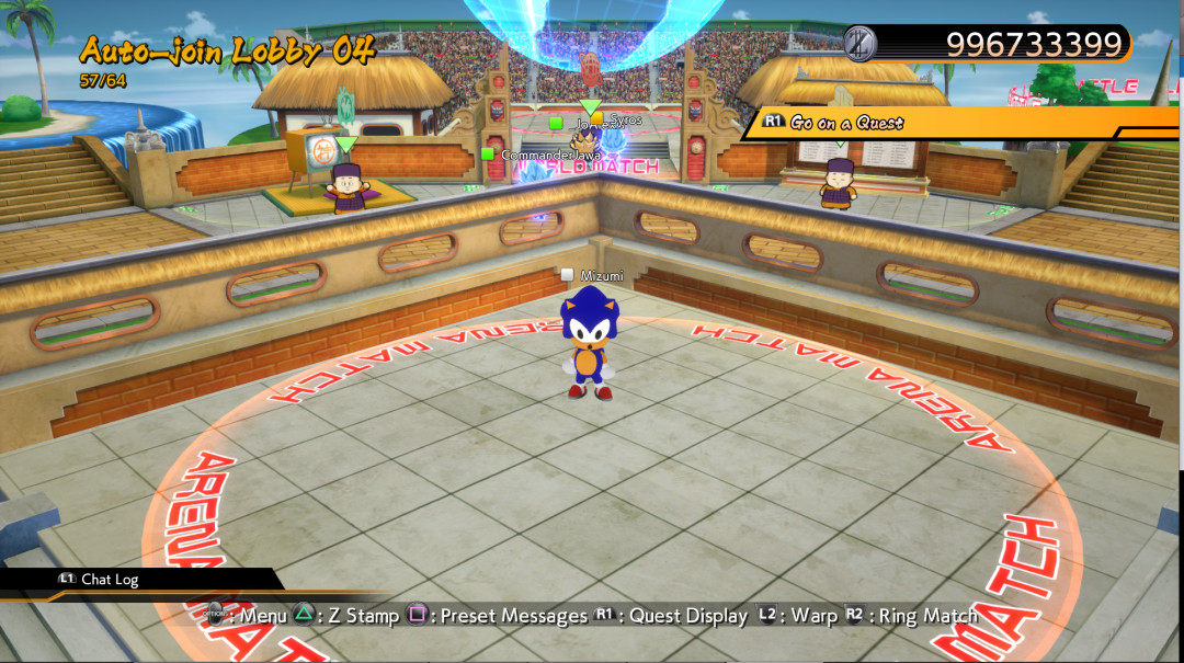 Sonic Lobby Avatar Mod for Dragon Ball FighterZ | DB:FZ Mods