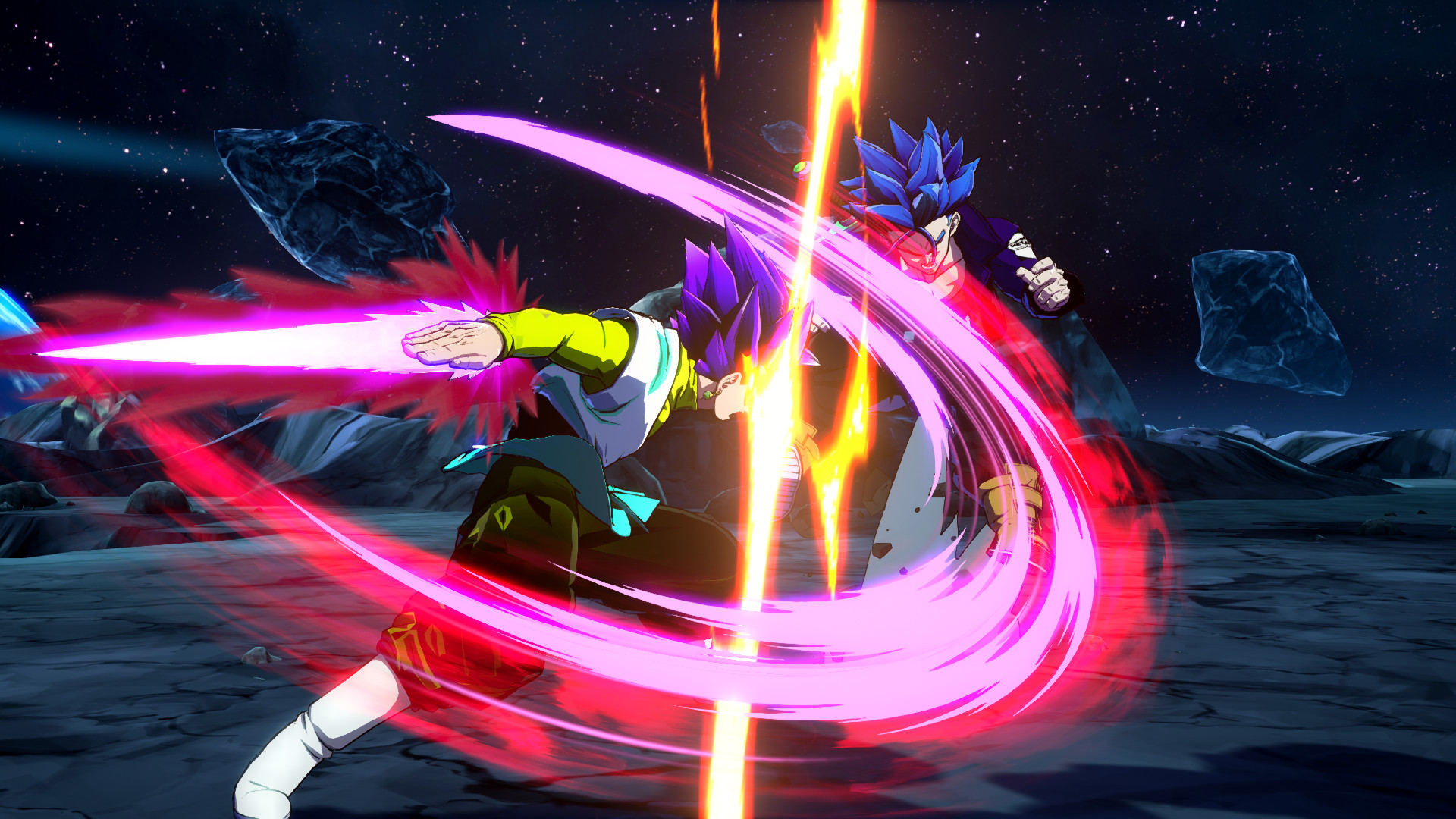 Fade in Goku Black (another gradient test) [Dragon Ball FighterZ] [Mods]