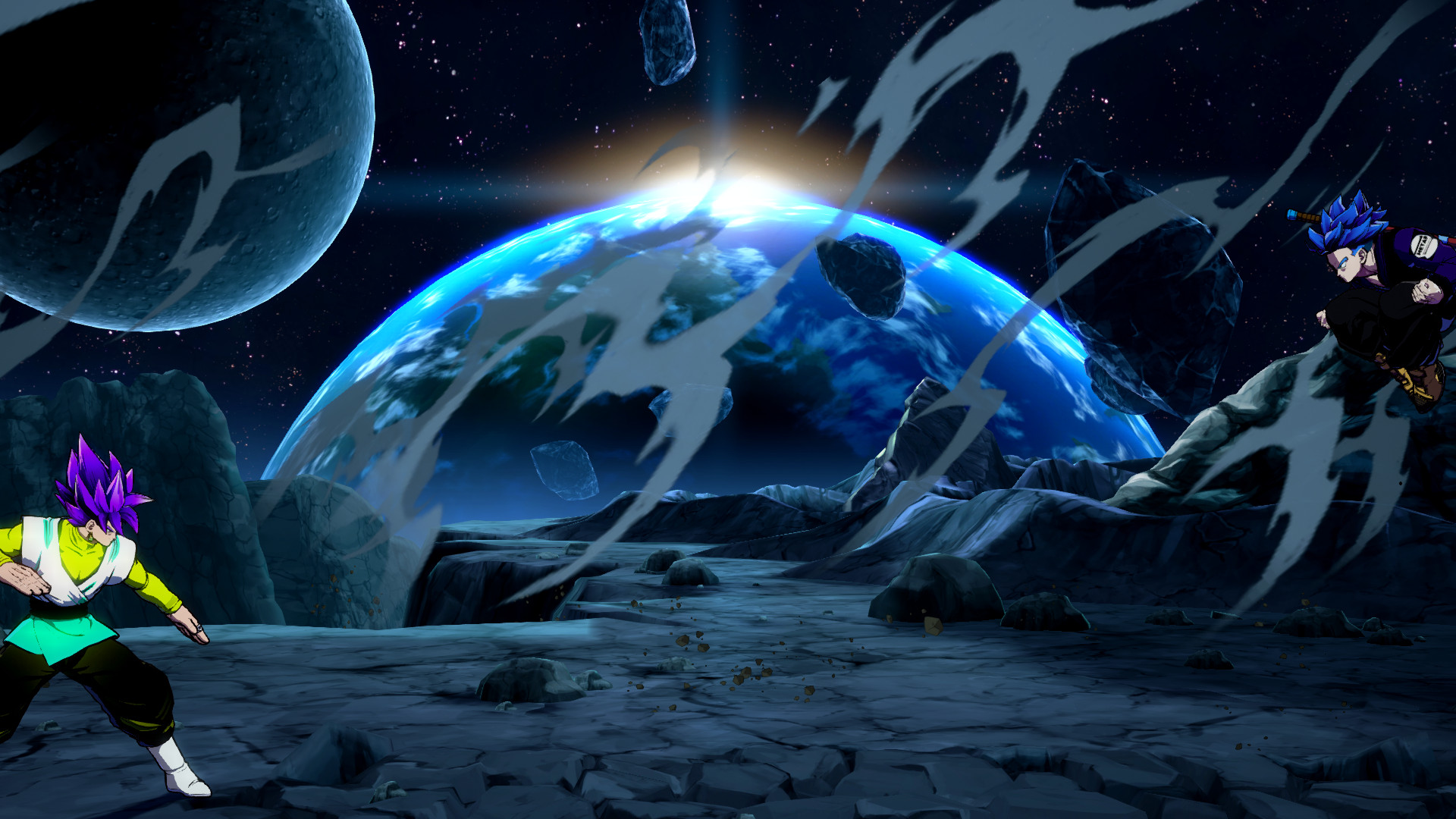 Fade in Goku Black (another gradient test) [Dragon Ball FighterZ] [Mods]