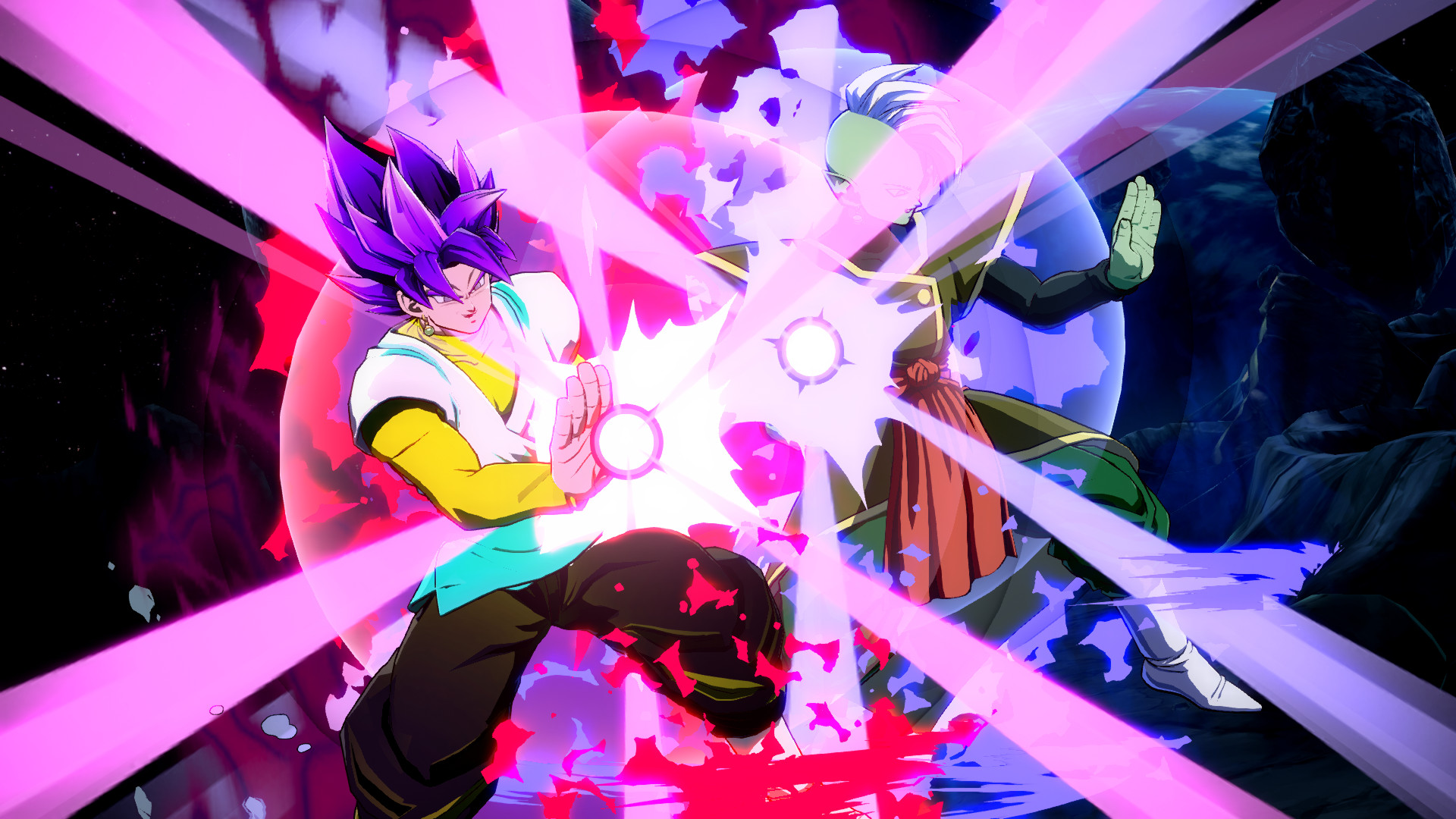 Fade in Goku Black (another gradient test) [Dragon Ball FighterZ] [Mods]