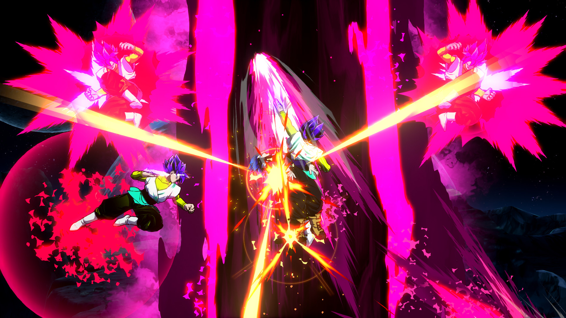 Fade in Goku Black (another gradient test) [Dragon Ball FighterZ] [Mods]