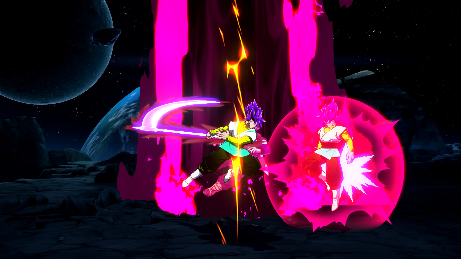 Fade in Goku Black (another gradient test) [Dragon Ball FighterZ] [Mods]