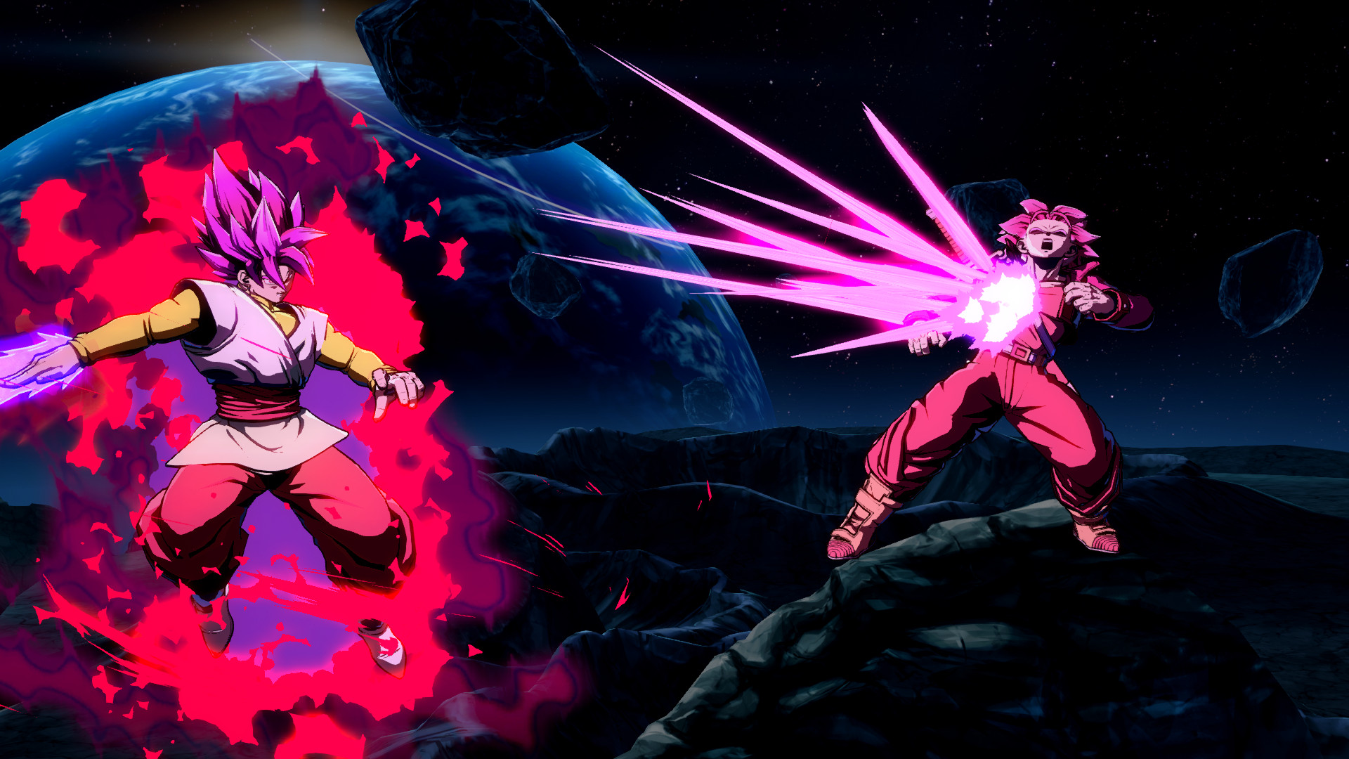 Fade in Goku Black (another gradient test) [Dragon Ball FighterZ] [Mods]