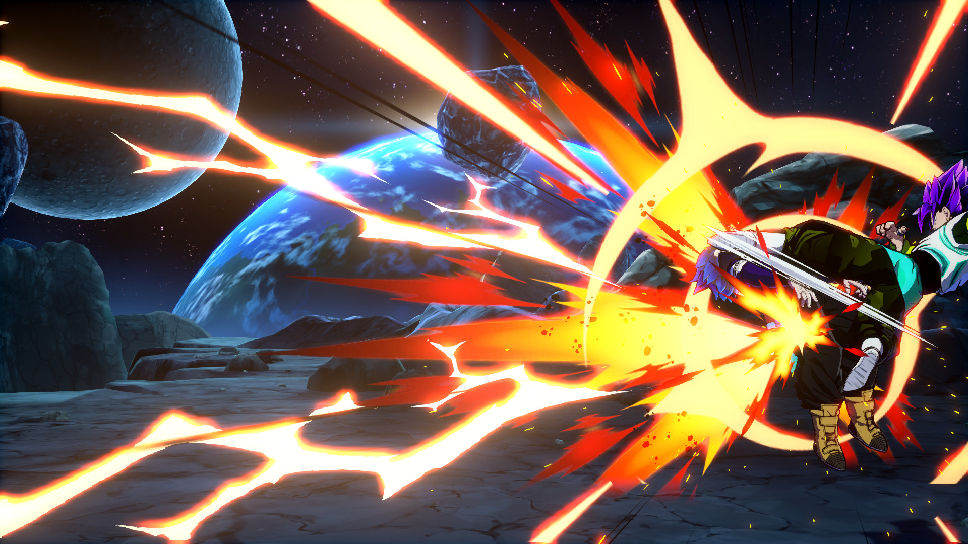 Fade in Goku Black (another gradient test) [Dragon Ball FighterZ] [Mods]