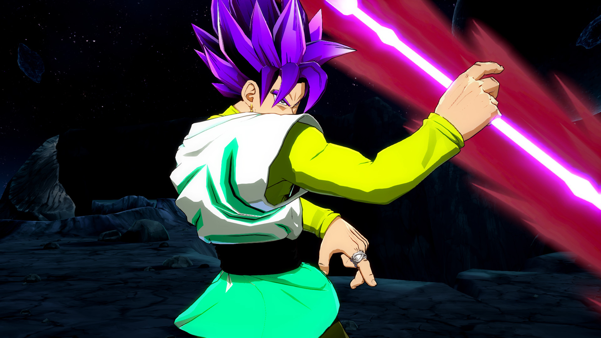 Fade in Goku Black (another gradient test) [Dragon Ball FighterZ] [Mods]