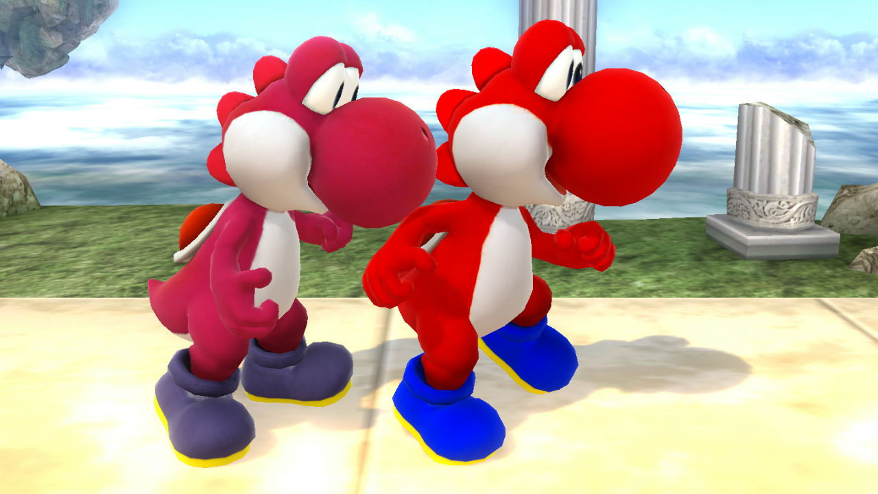 Custom Red Yoshi Mod for Super Smash Bros. (Wii U) | SSB4U Mods