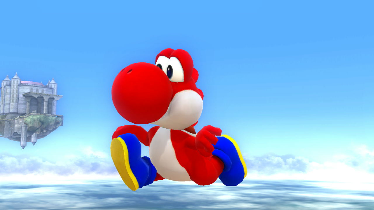 Custom Red Yoshi Mod for Super Smash Bros. (Wii U) | SSB4U Mods