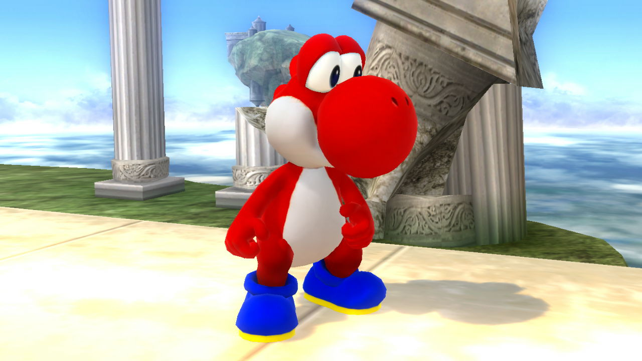 Custom Red Yoshi Mod for Super Smash Bros. (Wii U) | SSB4U Mods