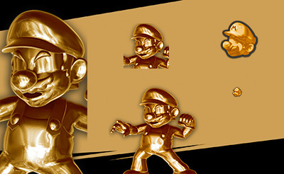 Gold Mario [Super Smash Bros. (3DS)] [Mods]