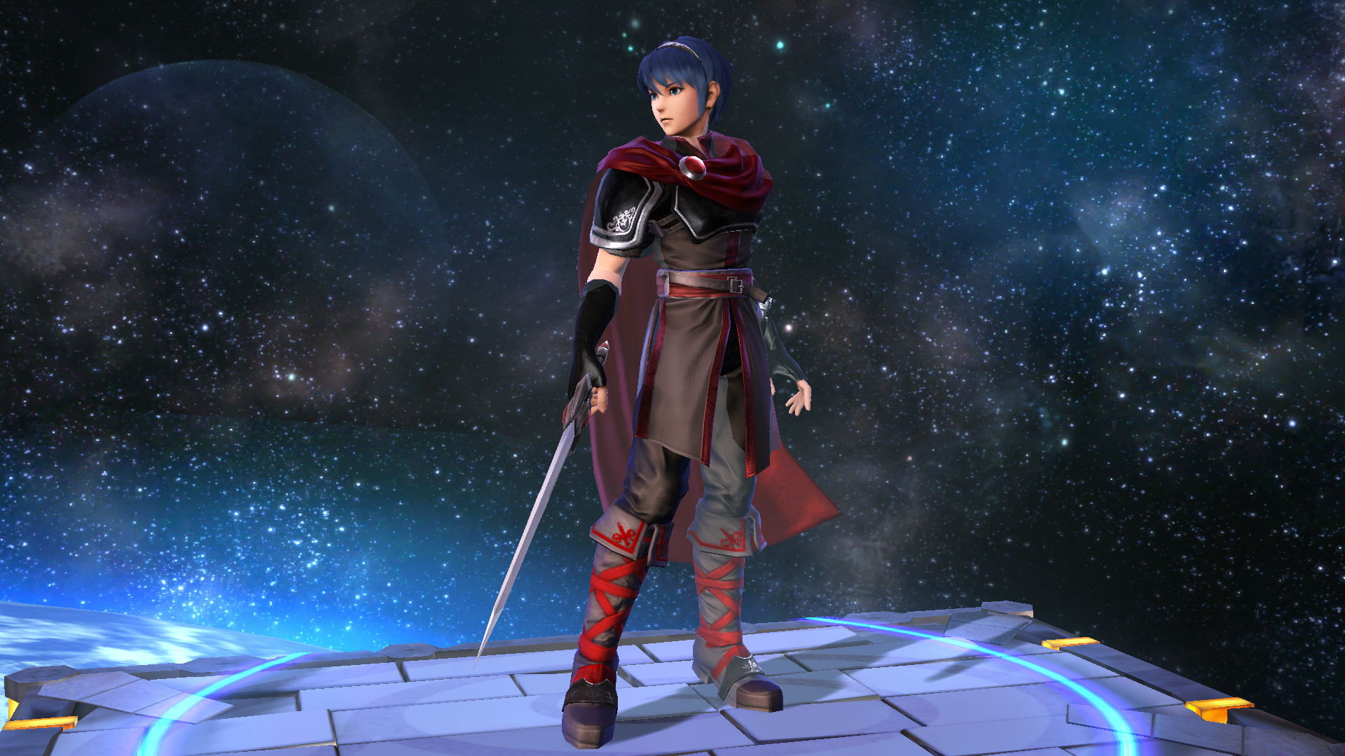 Red and Grey Marth Mod for Super Smash Bros. (Wii U) | SSB4U Mods