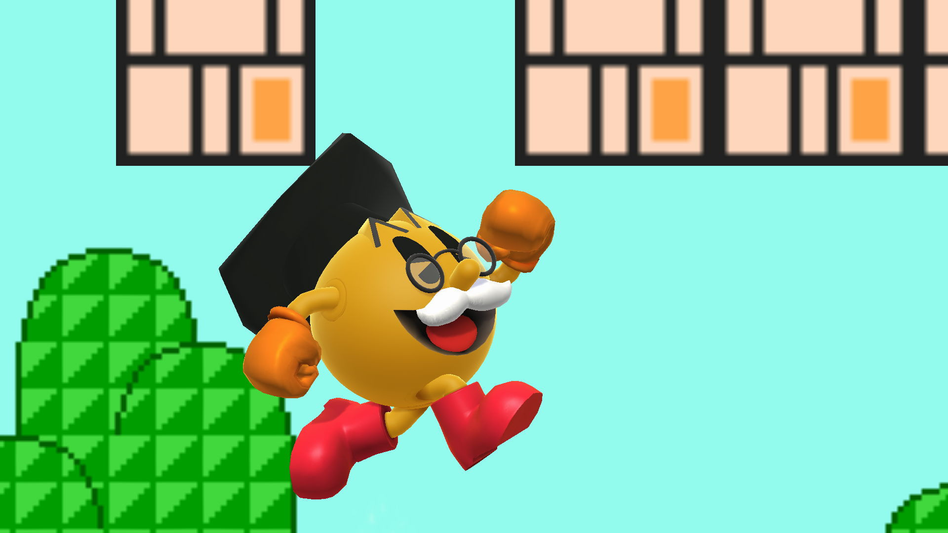 Professor Pac-Man [Super Smash Bros. (Wii U)] [Mods]