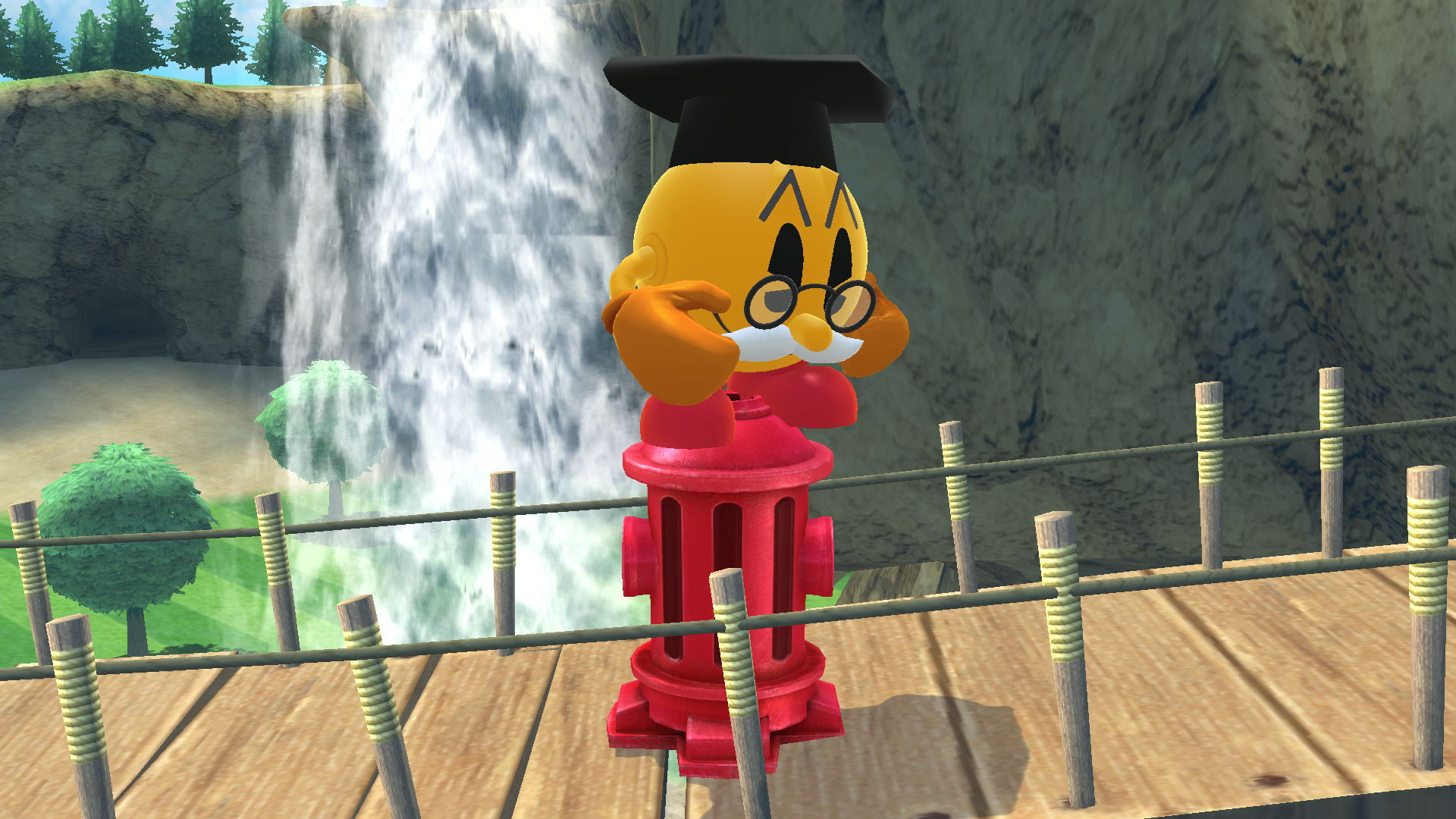 Professor Pac-Man [Super Smash Bros. (Wii U)] [Mods]