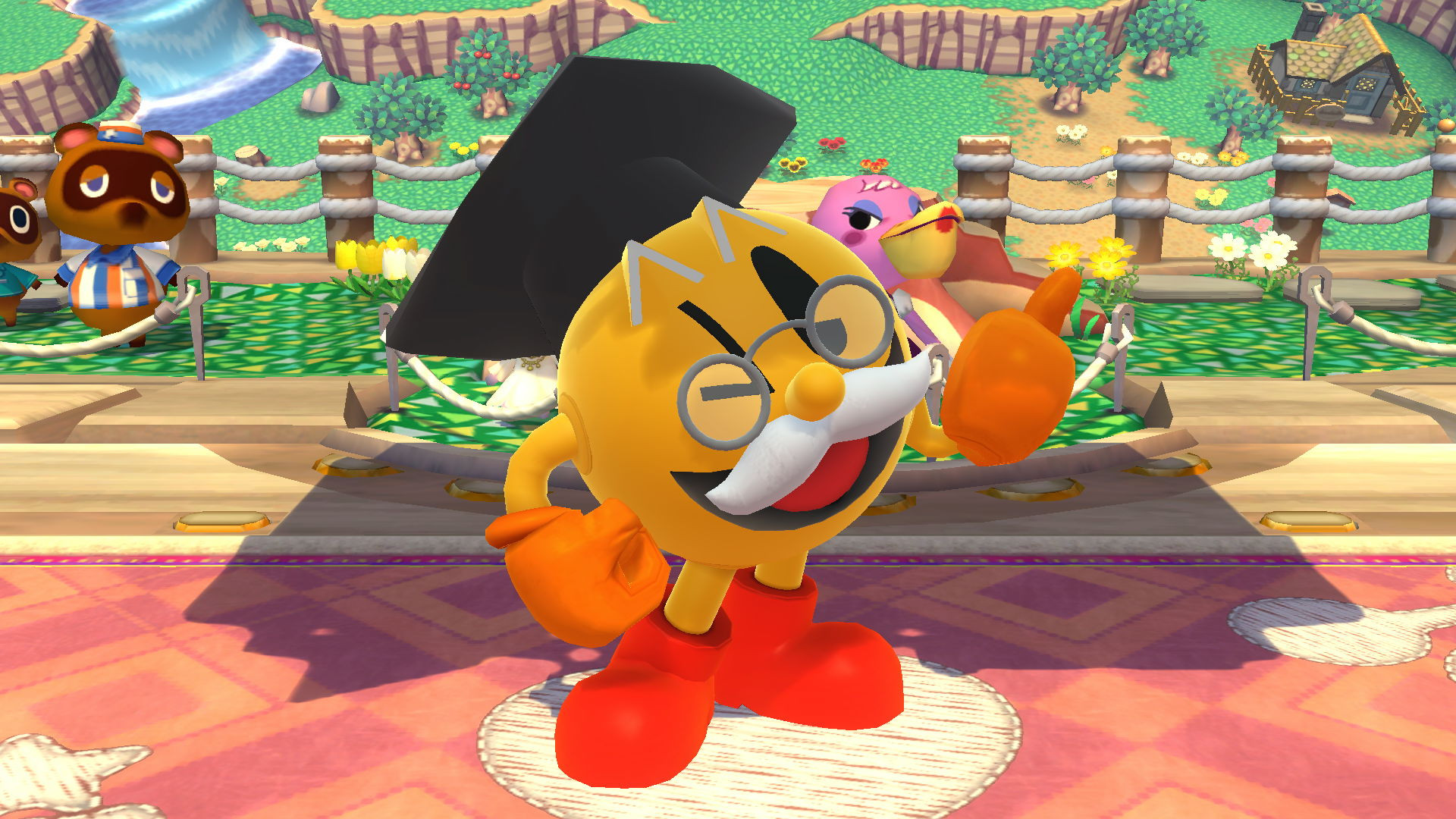 Professor Pac-Man [Super Smash Bros. (Wii U)] [Mods]