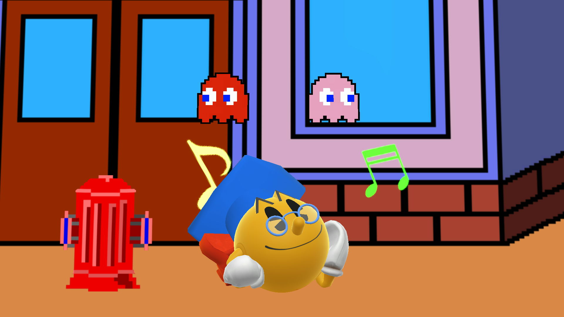 Professor Pac-Man [Super Smash Bros. (Wii U)] [Mods]