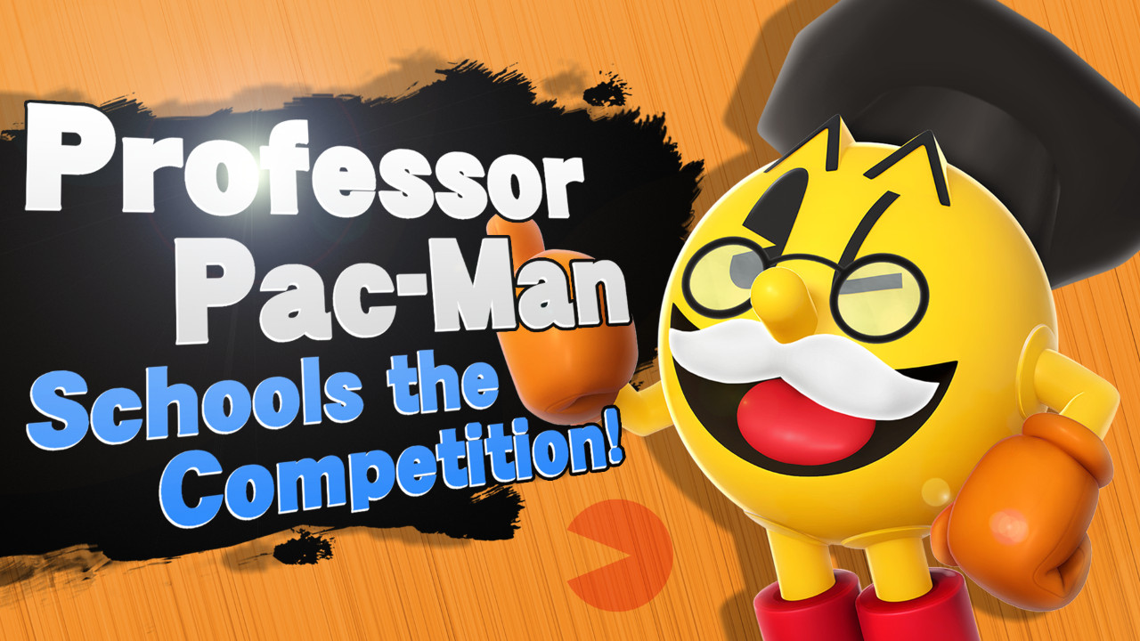 Professor Pac-Man [Super Smash Bros. (Wii U)] [Mods]