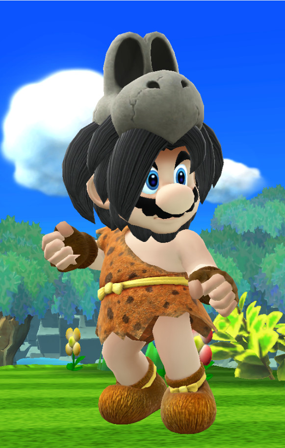 Caveman Mario [Super Smash Bros. (Wii U)] [Mods]
