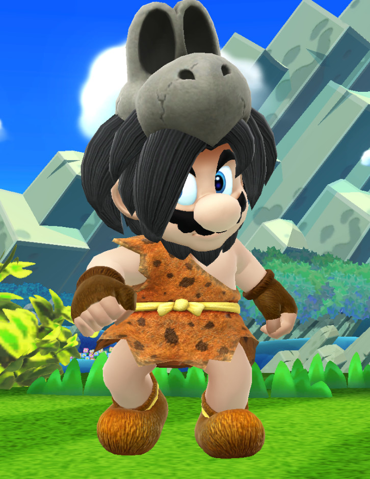 Caveman Mario [Super Smash Bros. (Wii U)] [Mods]