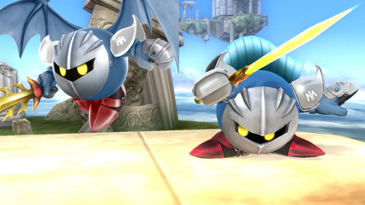Kirby Air Ride Light Blue Meta Knight [Super Smash Bros. (Wii U)] [Mods]