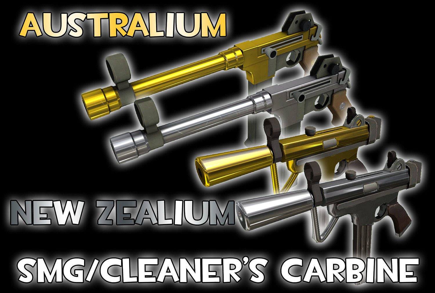 Aus/Zeal SMG/Cleaner's Carbine Mod for Team Fortress 2 | TF2 Mods