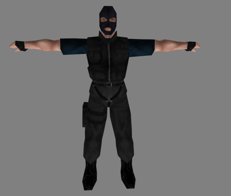 Beta player and weapon models Mod for Counter-Strike 1.6 | CS1.6 Mods