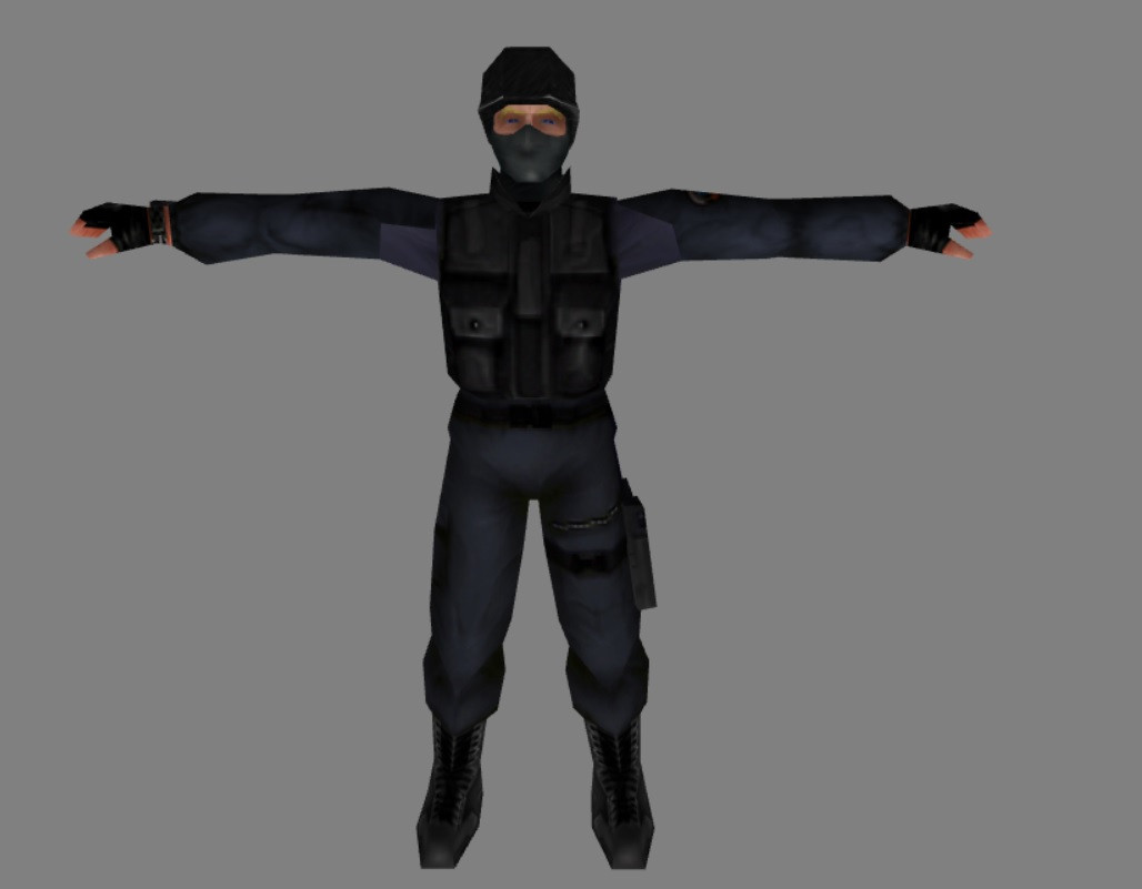 Beta player and weapon models Mod for Counter-Strike 1.6 | CS1.6 Mods