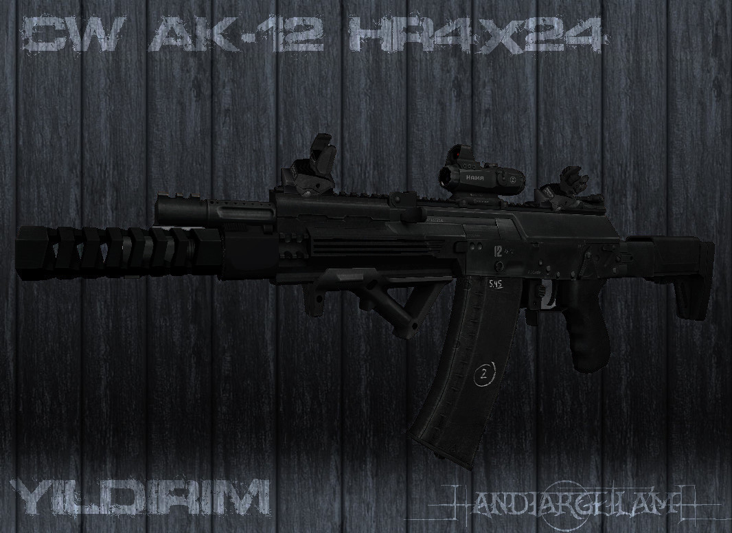 AK-12 HR4X24 Custom - Yildirim Mod for Counter-Strike 1.6 | CS1.6 Mods