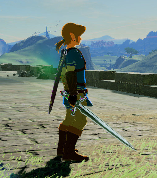 Title Magical Sword from Zelda II Mod for The Legend of Zelda: Breath ...