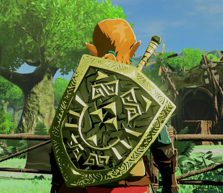 Damien's Old Man Link Hylian Shield [The Legend of Zelda: Breath of the ...