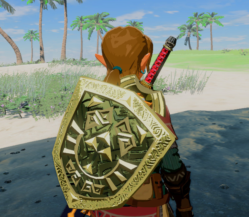 Damien's Old Man Link Hylian Shield [The Legend of Zelda: Breath of the ...