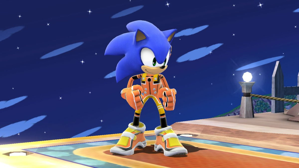 PSO Sonic [Super Smash Bros. (Wii U)] [Mods]