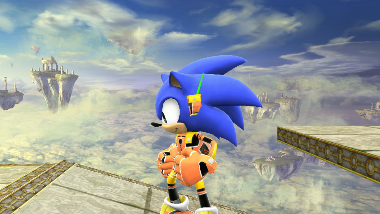 PSO Sonic [Super Smash Bros. (Wii U)] [Mods]