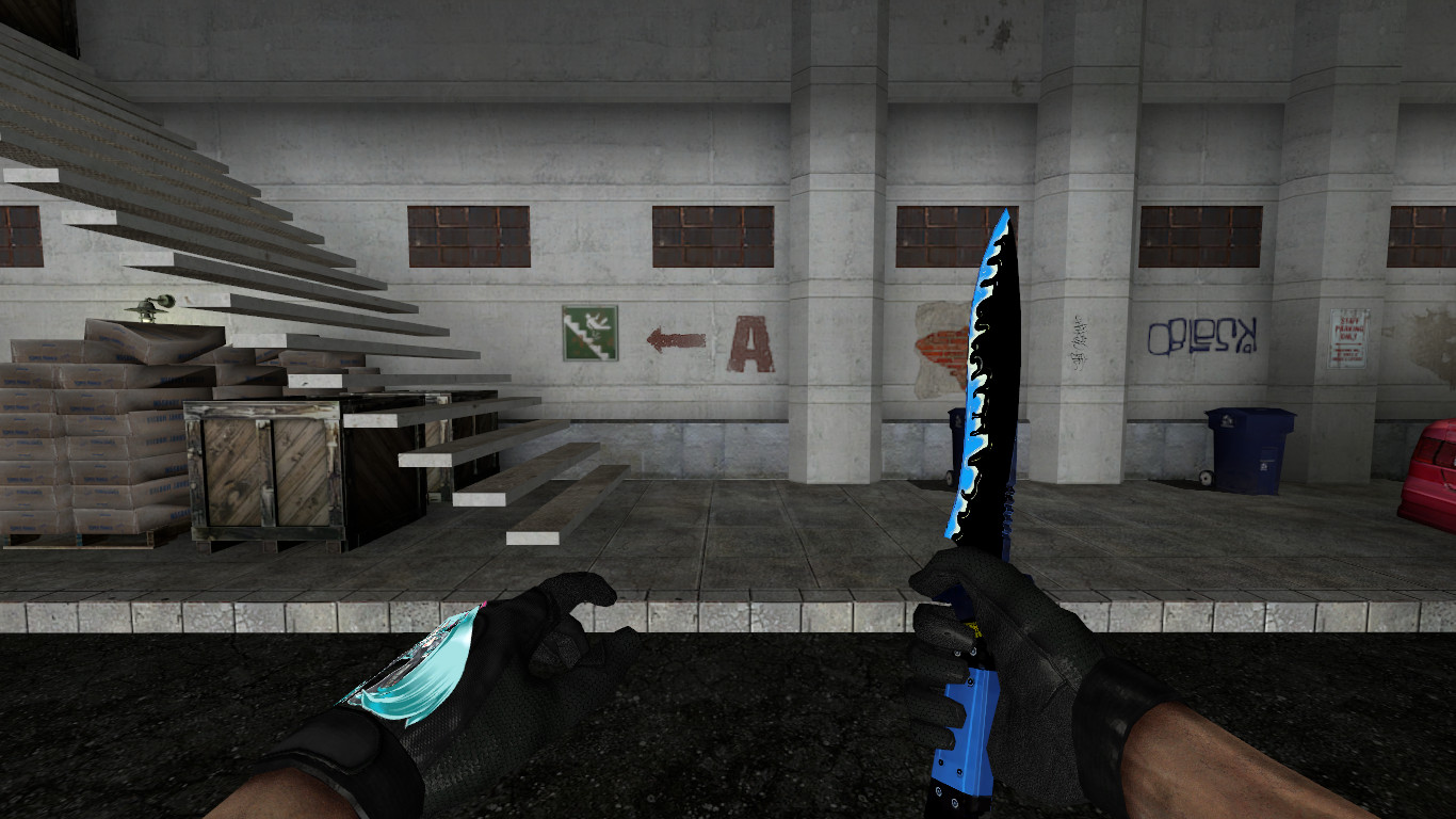 Neon Colored Knifes Mod for Counter-Strike: Source | CS:S Mods