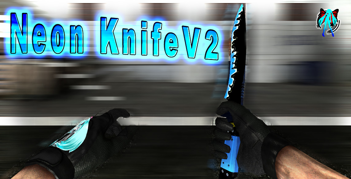 Neon Colored Knifes Mod for Counter-Strike: Source | CS:S Mods