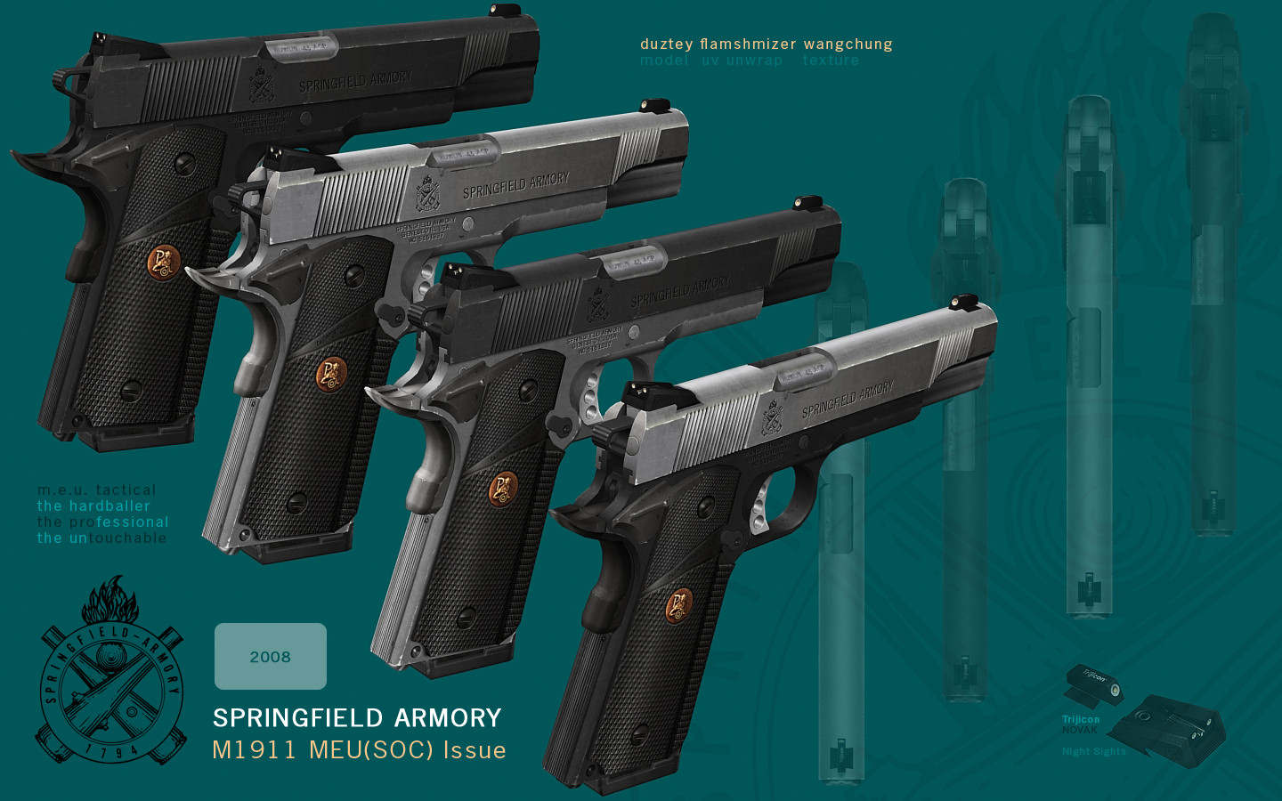 Springfield Armory 1911 MEU(SOC) on toadie's Mod for Sven Co-op | SC Mods