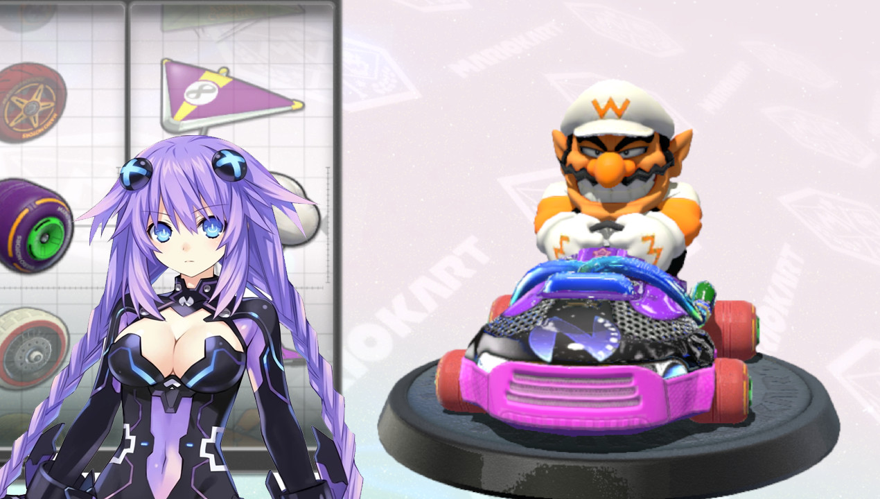 Neptunia Sneeker Mod for Mario Kart 8 | MK8 Mods