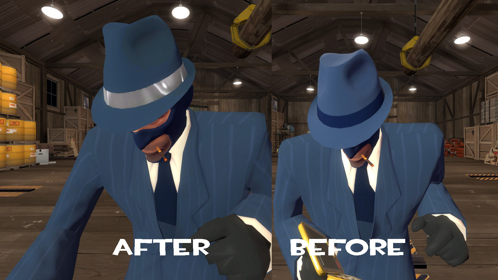 Aus/Zeal Fancy Fedora & Cosa Nostra Cap [Team Fortress 2] [Mods]