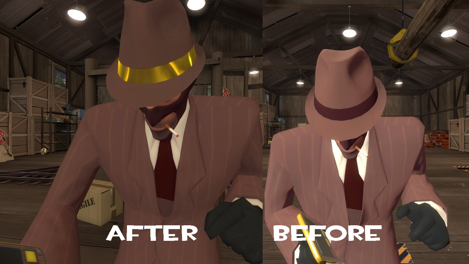 Aus/Zeal Fancy Fedora & Cosa Nostra Cap [Team Fortress 2] [Mods]