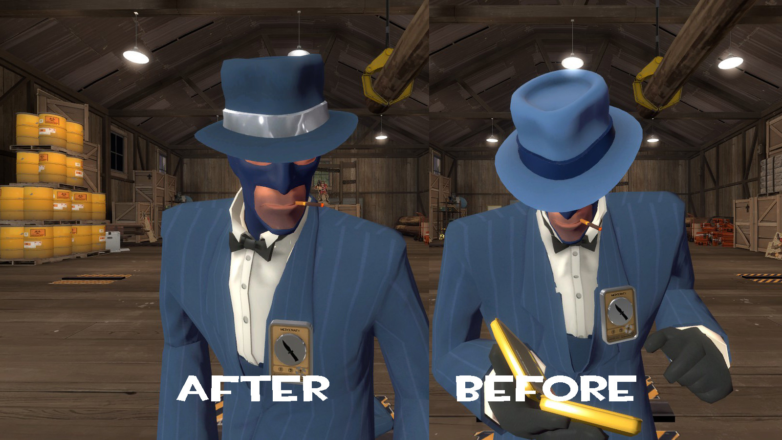 Aus/Zeal Fancy Fedora & Cosa Nostra Cap [Team Fortress 2] [Mods]