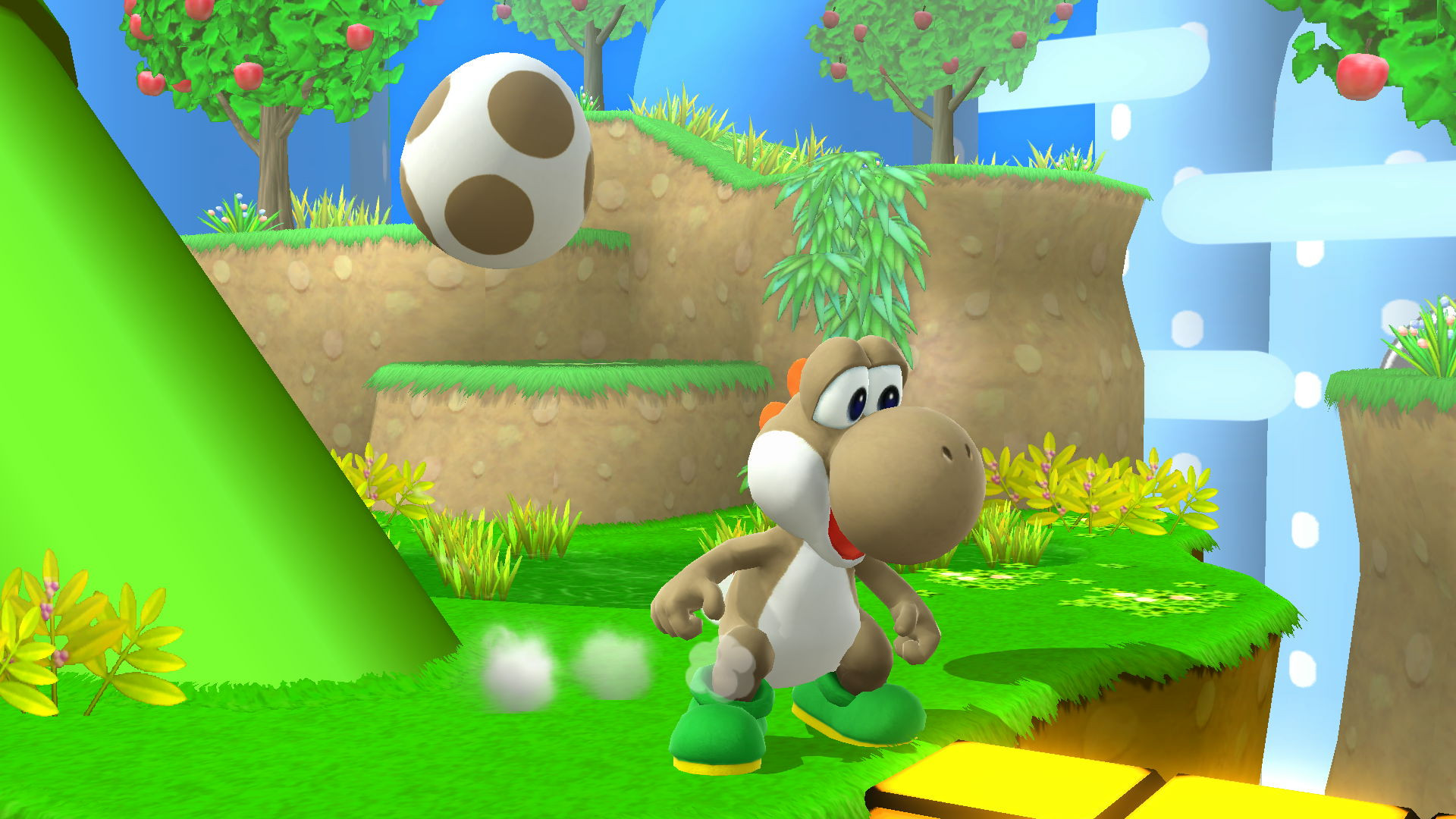 Brown Yoshi pack [Super Smash Bros. (Wii U)] [Mods]