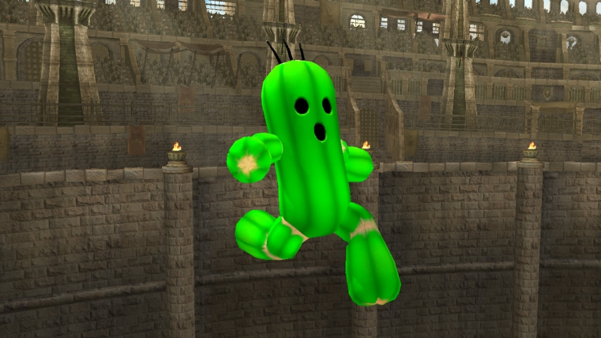 Cactuar (Mario Sports Mix) Mod for Super Smash Bros. (Wii U) | SSB4U Mods