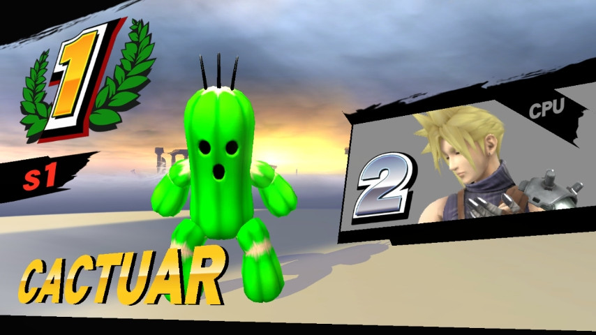 Cactuar (Mario Sports Mix) Mod for Super Smash Bros. (Wii U) | SSB4U Mods