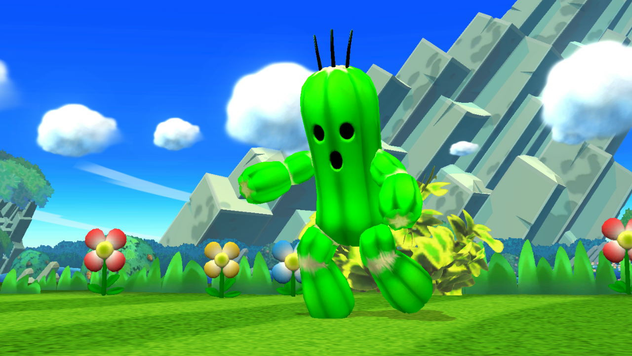 Cactuar (Mario Sports Mix) Mod for Super Smash Bros. (Wii U) | SSB4U Mods