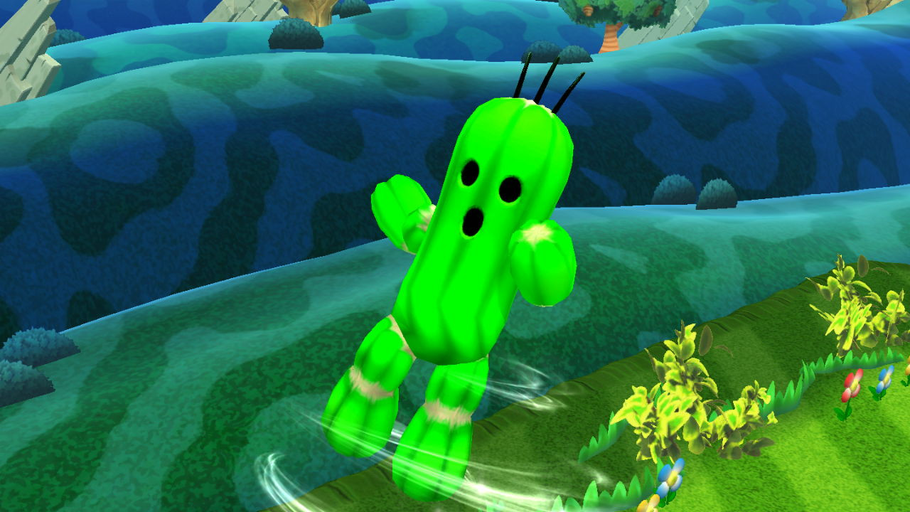 Cactuar (Mario Sports Mix) Mod for Super Smash Bros. (Wii U) | SSB4U Mods