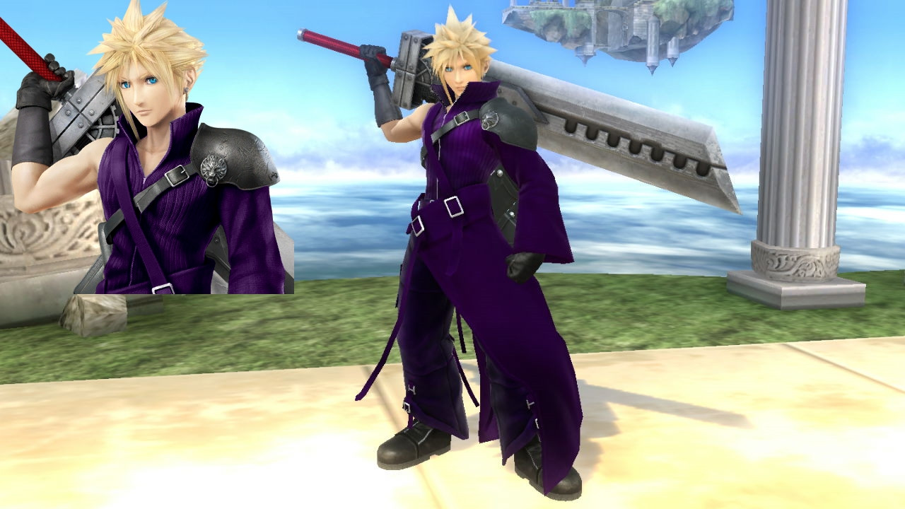 Purple AC Cloud Mod for Super Smash Bros. (Wii U) | SSB4U Mods